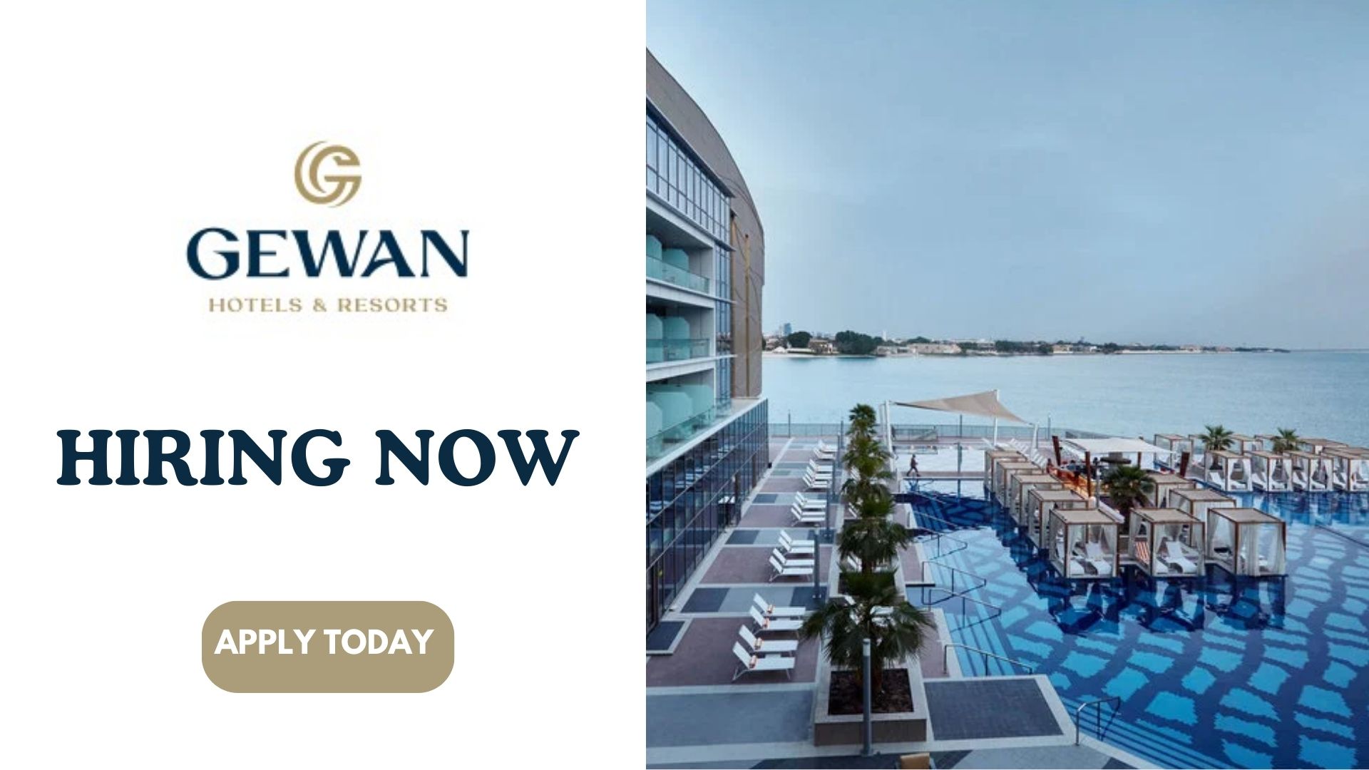 Gewan Hotels & Resorts Latest Career Vacancies
