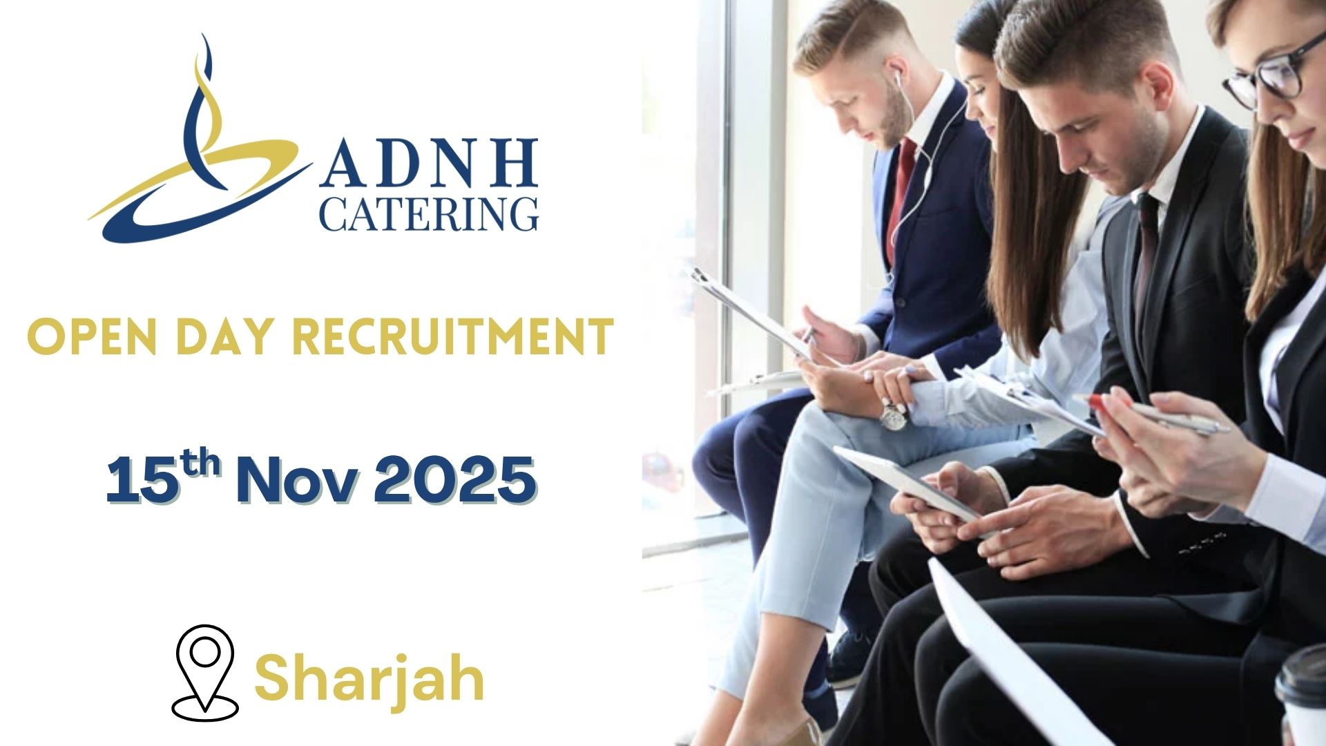 ADNH Catering Open Day Recruitment in Sharjah